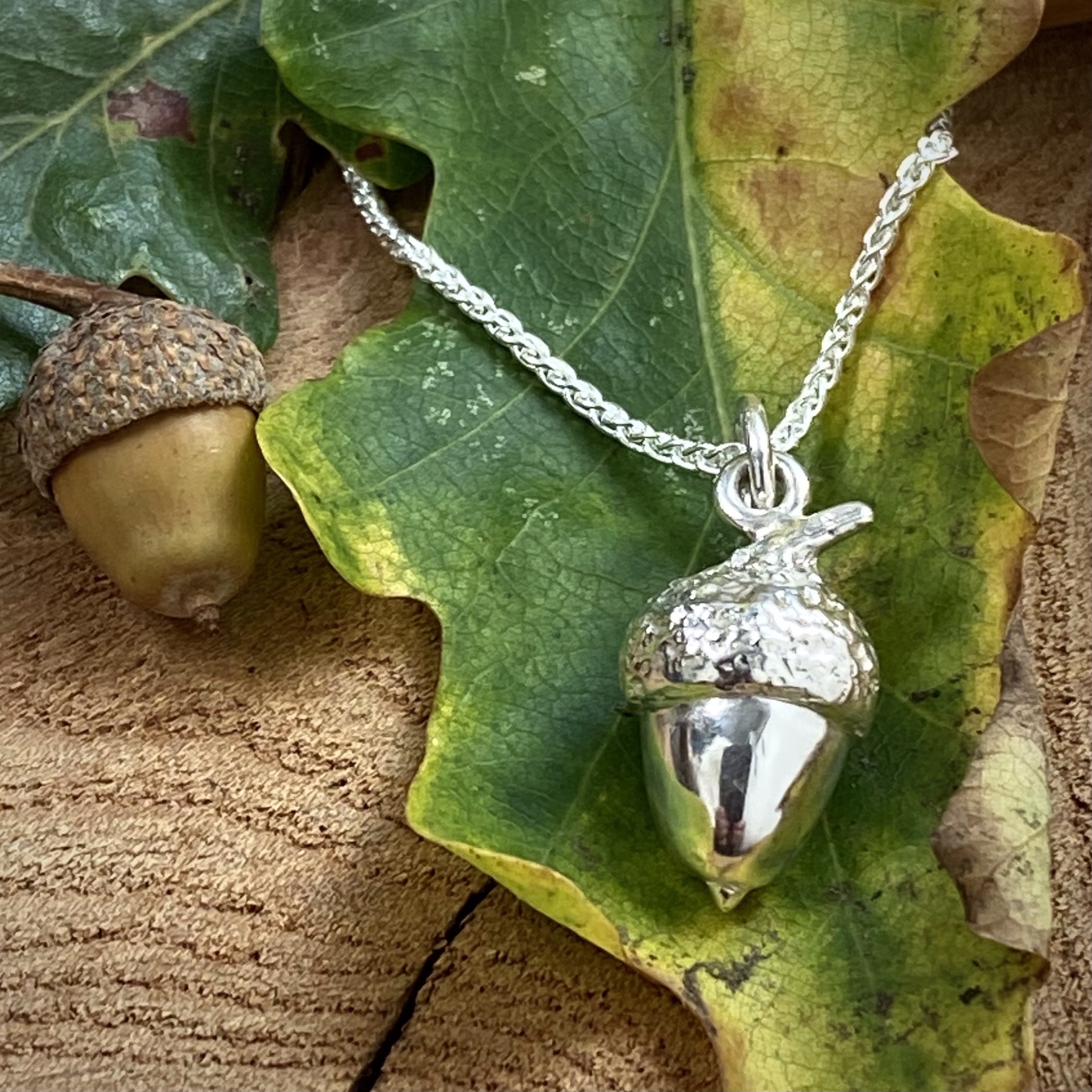 Sand/Clay Casting – How I made a silver Acorn – NB Jewellery